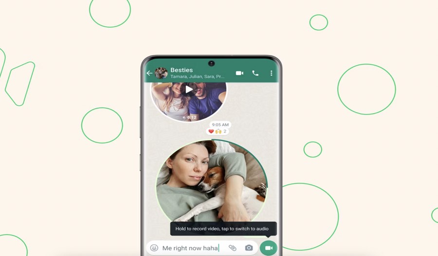 Cara Membuat Pesan Video Instan Bulat di WhatsApp (Android dan Iphone ...