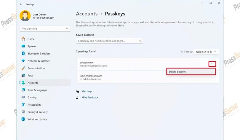 Cara Membuat Passkey untuk Akun Google di Windows 11 - Pressburner.com